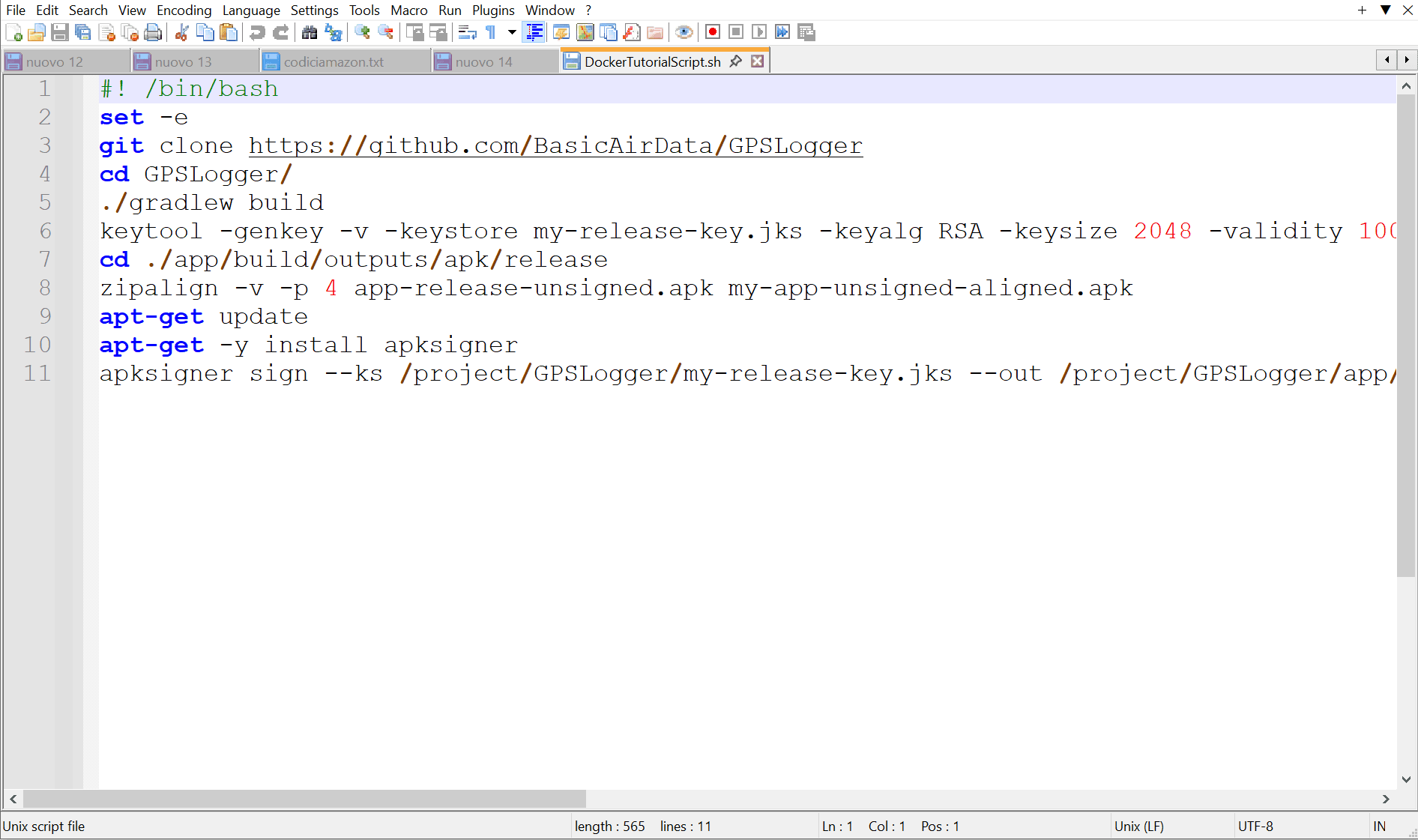 Short Tutorial: Using Docker to build Android apk - Basic Air Data